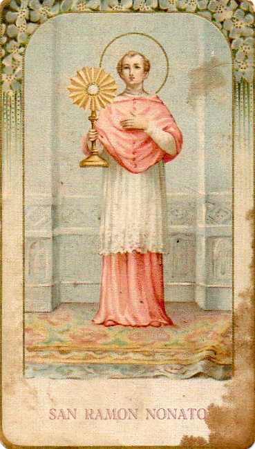 Estampas antiguas: San Ramón Nonato