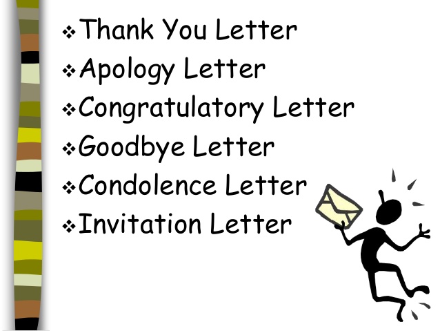 Different Types Of Letter - Formal Letters