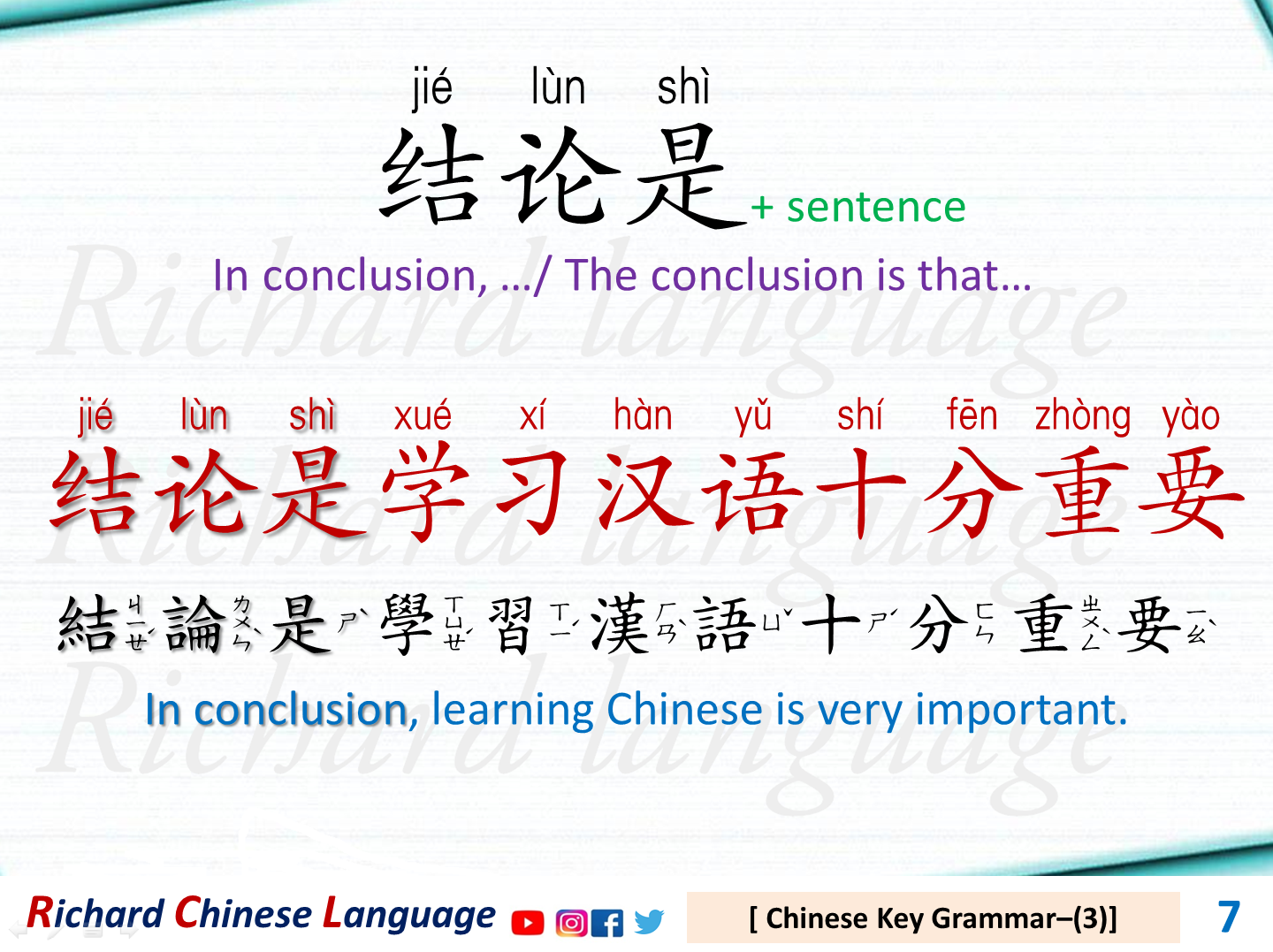 Richard Chinese: The Best Way to Learn Chinese: 10 Key Chinese Grammar ...