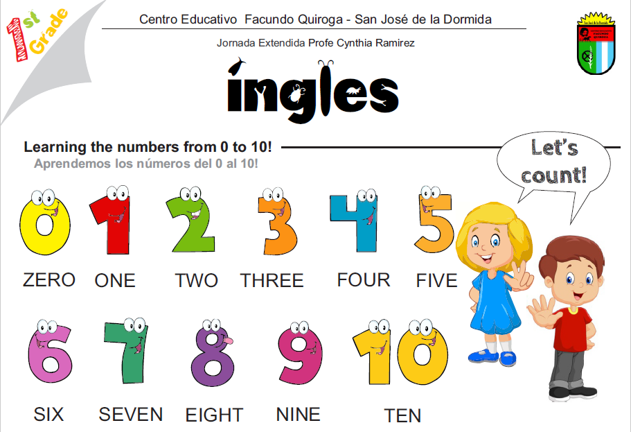 C.E. Facundo Quiroga: PRIMER GRADO Jornada Extendida - Cuadernillo 2 Inglés