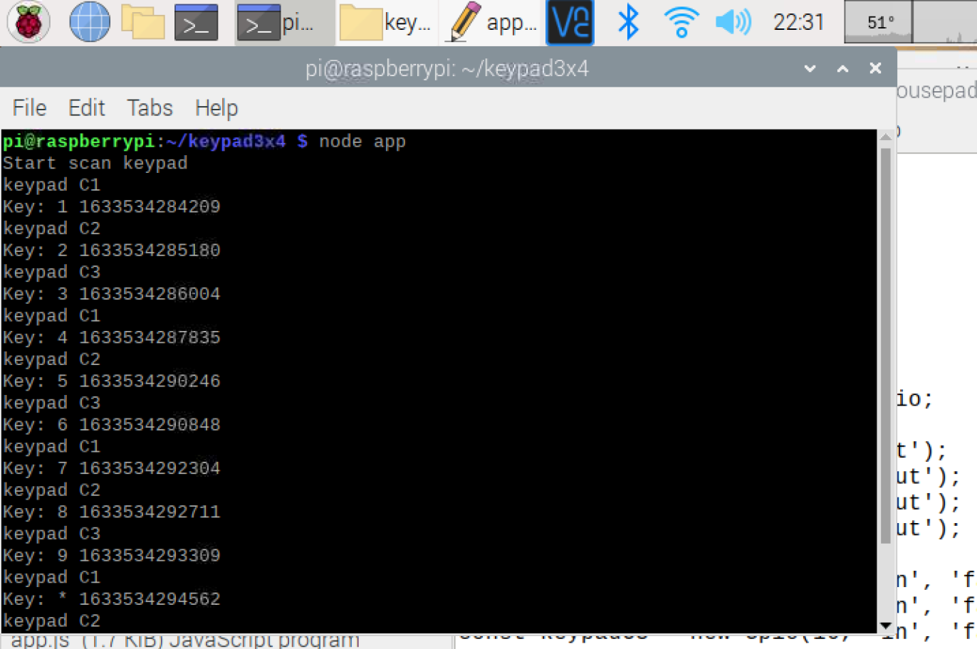 การใช้งาน โมดูลปุ่มกด 12 ปุ่ม 3x4 Matrix Keypad บน Raspberry pi ด้วย ...