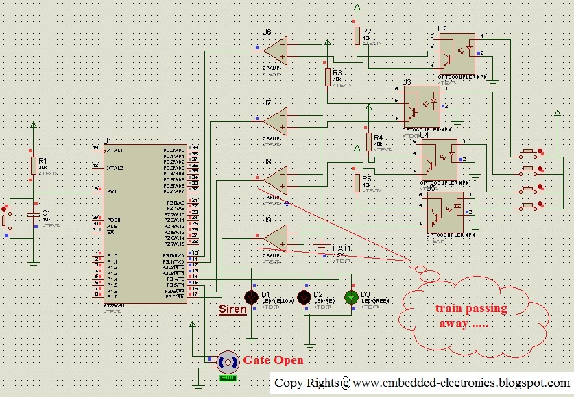 Embedded-Electronics: Automatic Train Gate controlling / Metro Train ...