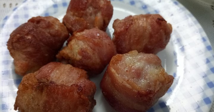 Lia's Food Journey: Bacon Wrapped Fried Siomai