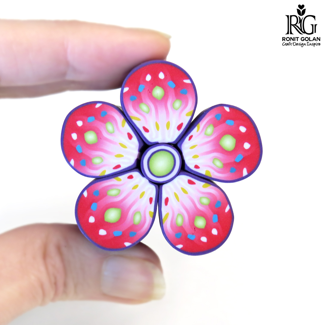 Ronit Golan - Polymer Clay Joy - Inspire to Create: The Confetti Flower ...