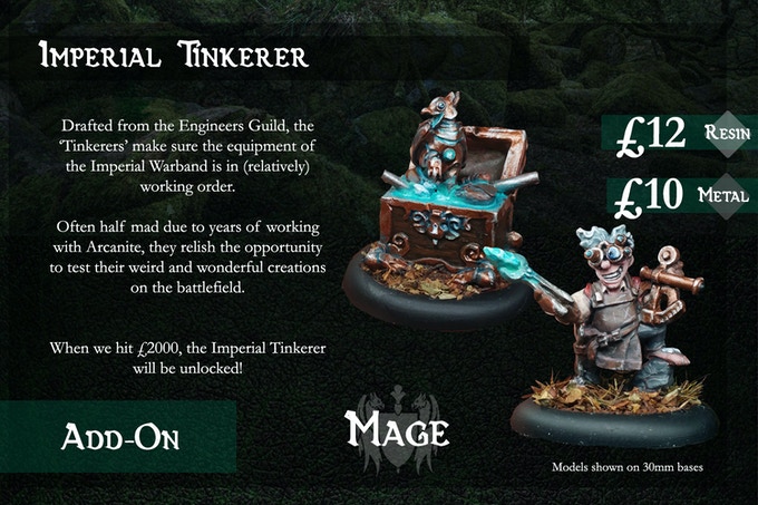 Tabletop Fix: Warploque Miniatures - ArcWorlde Imperials Kickstarter