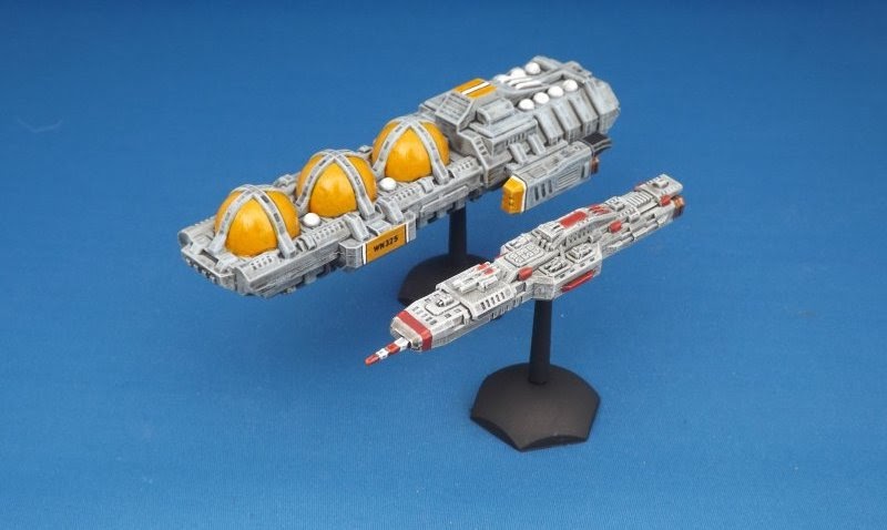 Wargame News and Terrain: Brigade Models: Two New Spaceship Models Release