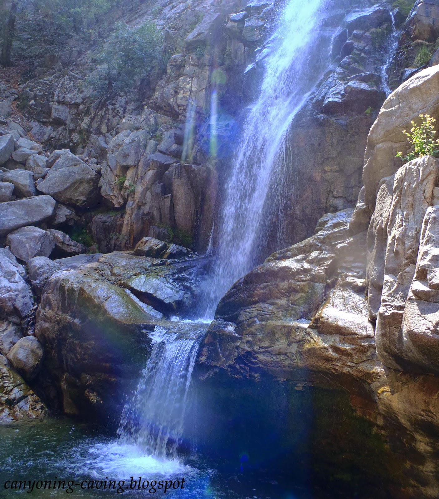 Canyoning - Caving: Καταρράκτης Κλείδωσης, φαράγγι Φονιά, Σαμοθράκη