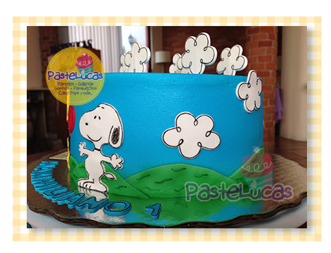 PasteLucas: Pastel de Snoopy
