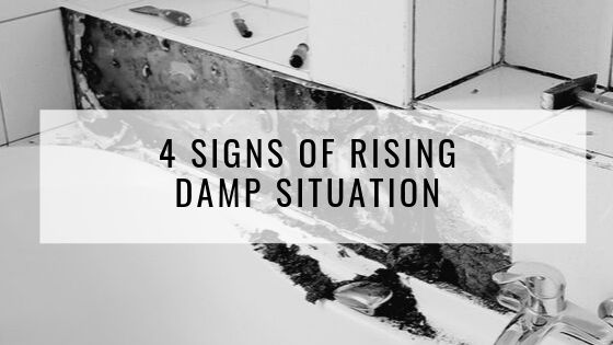 4 Signs of Rising Damp Situation
