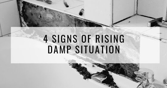 4 Signs of Rising Damp Situation