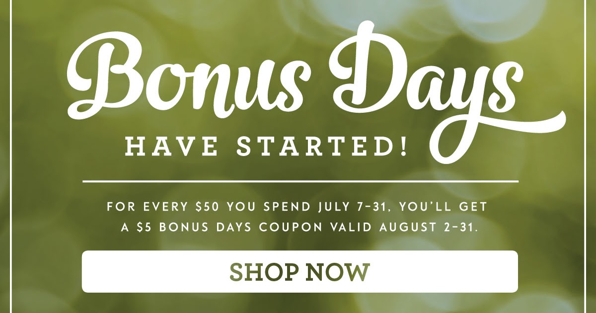Bonus Days Have Started! [Create With Christy]