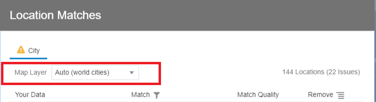 How Oracle Analytics Maps Cities with the Same Name