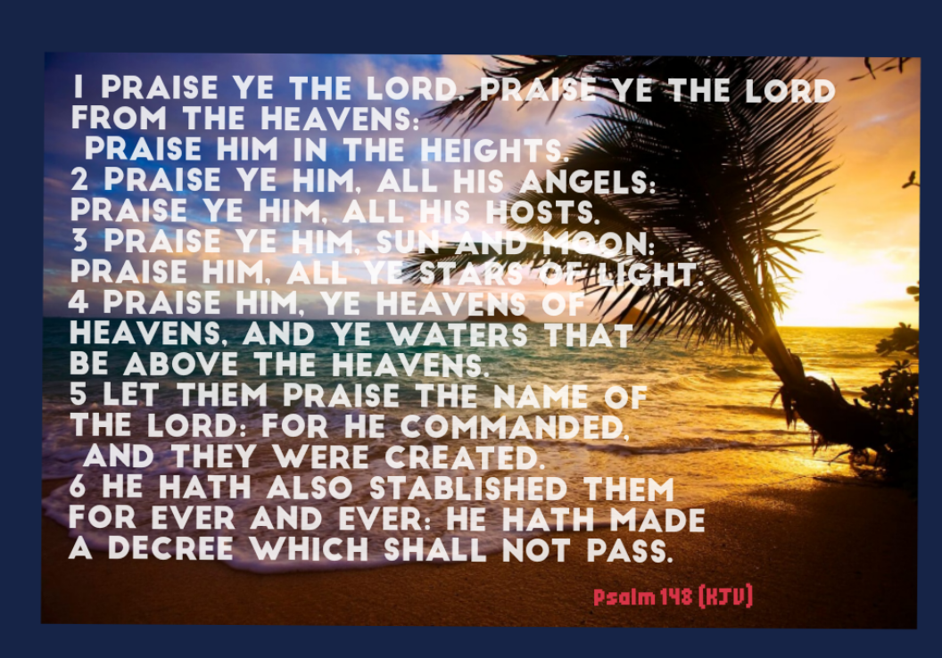 Red Pill Diaries: Psalm 148 (KJV)