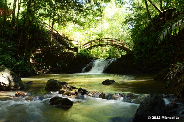 The rainforests of Borneo & Southeast Asia: Sebangkoi fall near Sarekei