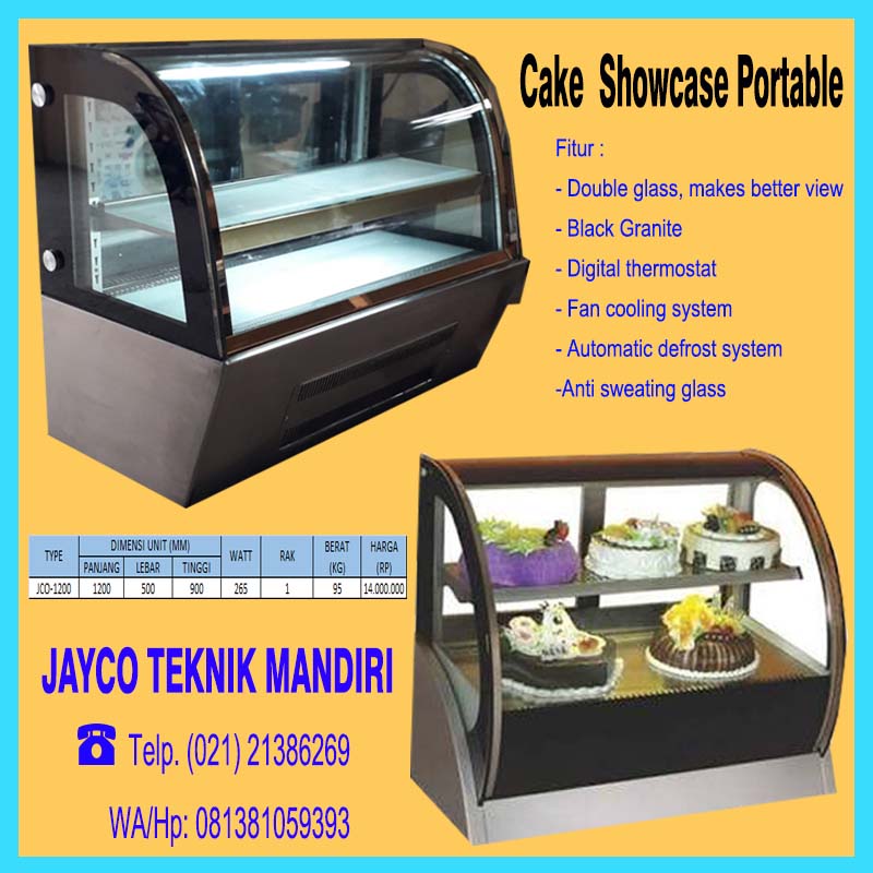 Showcase Cake:Cake showcase murah,cake display