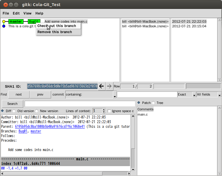 圖解 Git 版本控制: Cola Git GUI (1)