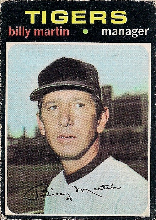 Topps 1971: no. 208 - billy martin