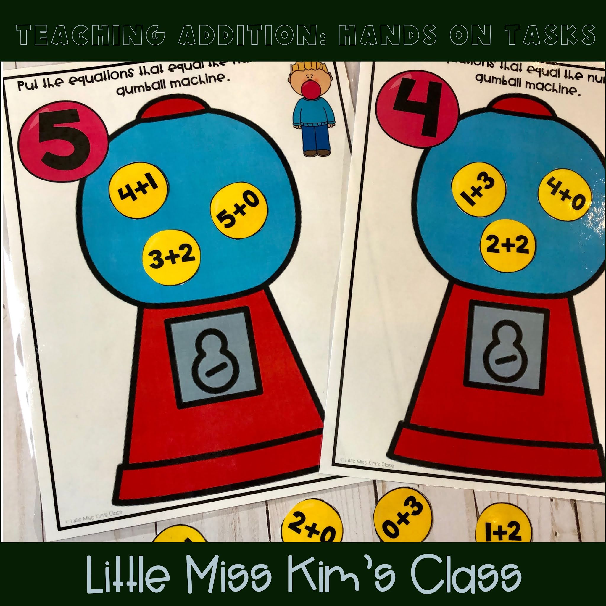 Little Miss Kim's Class: Activities & Freebies for Teaching Addition