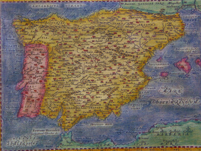 montesdetoledo: Mapa de España. 1600