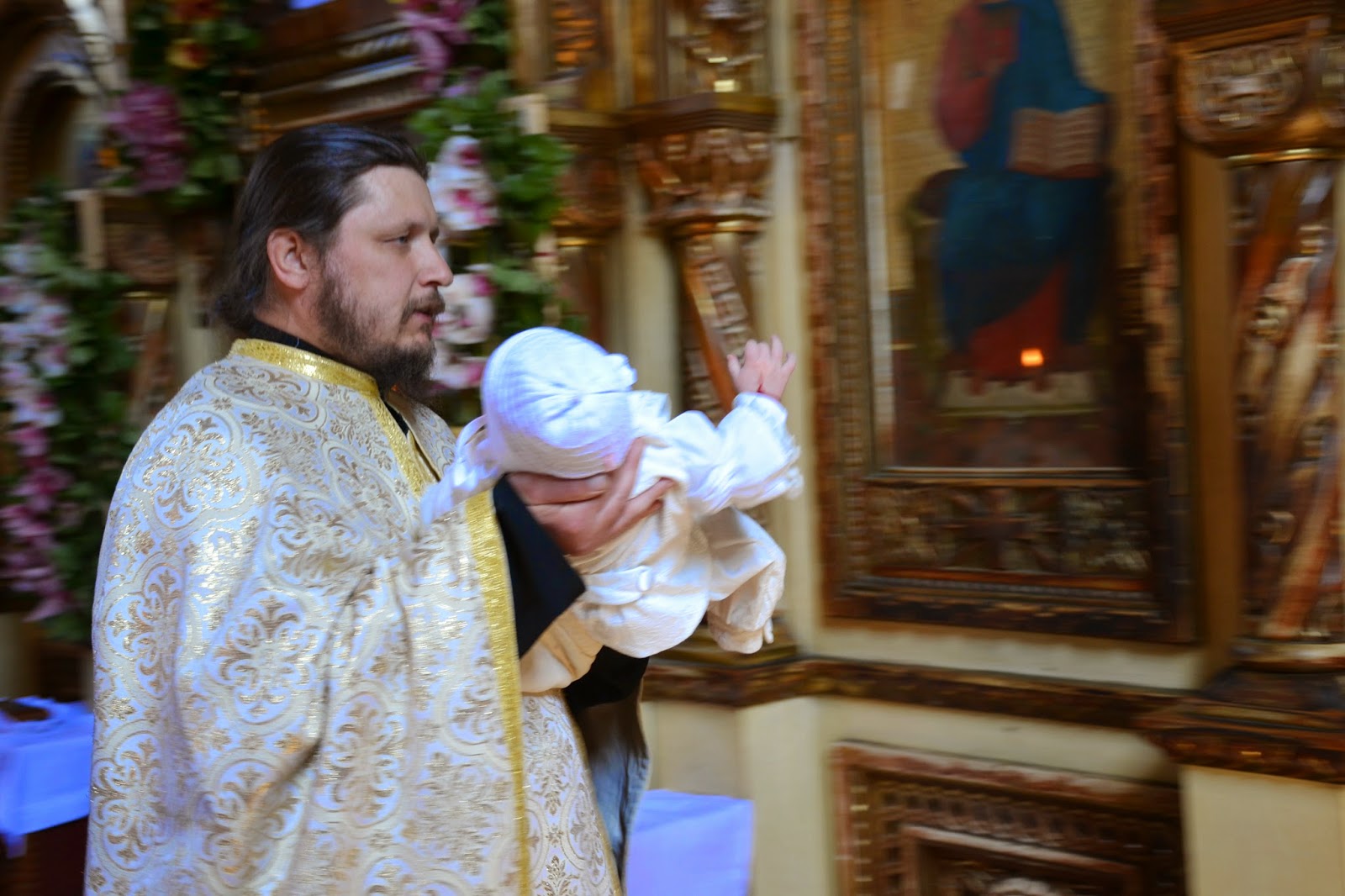 Botezul pruncilor David-Ciprian si Stefan-Ioan, Manastirea Nicula – Dar!