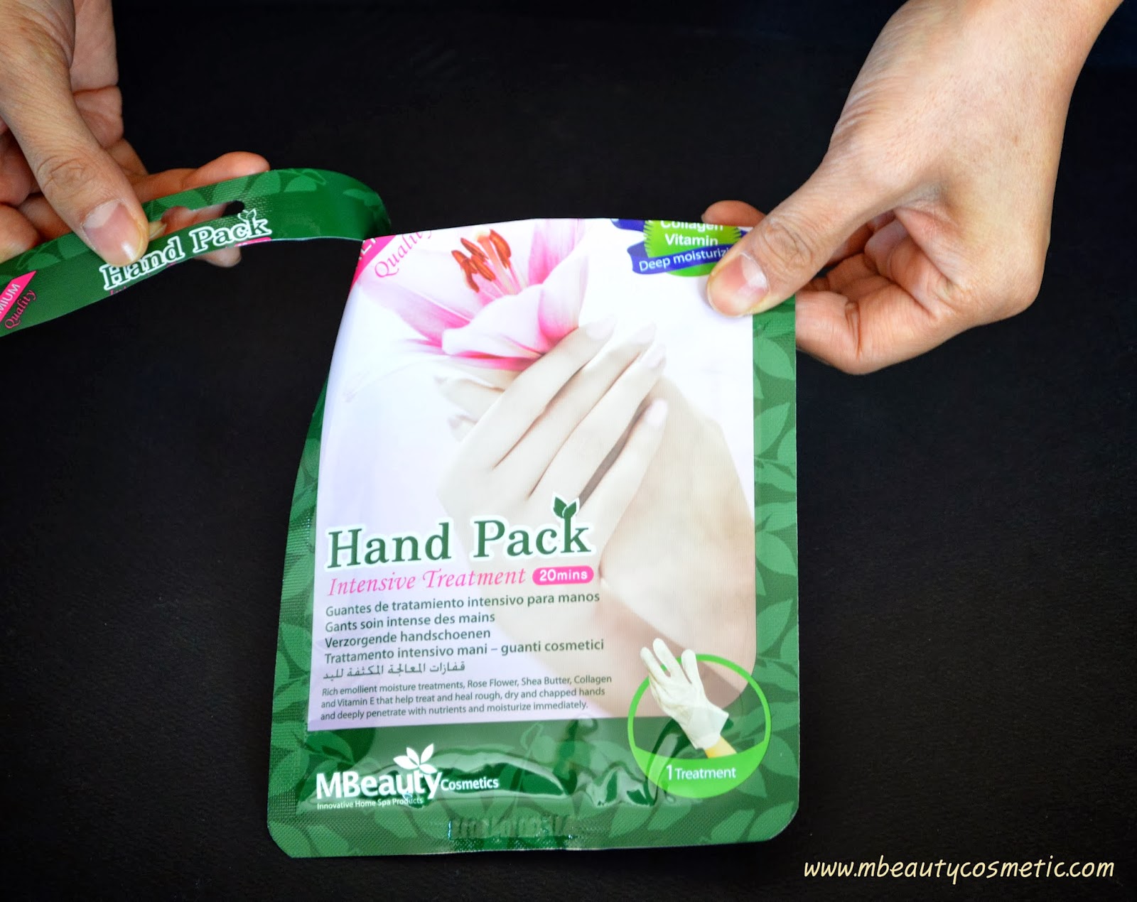 Hand pack - Mbeuatycosmetics: Hand Pack (Intensive Hand Treatment Gloves)