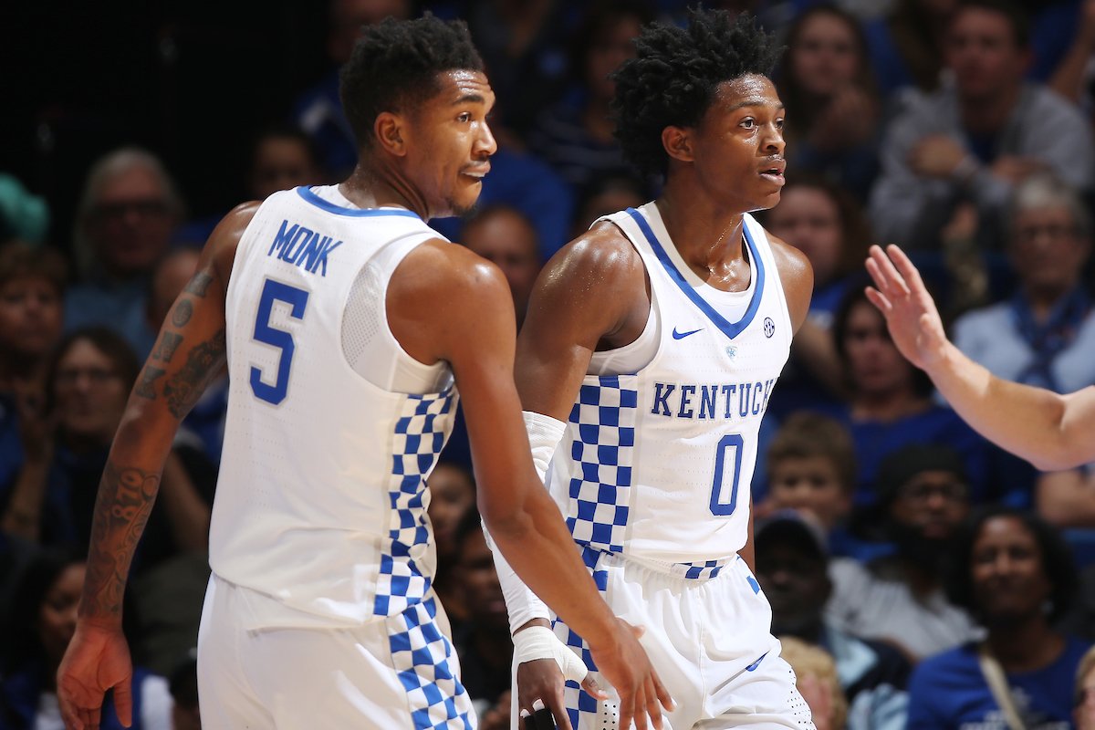 Big Blue Corner: De'Aaron Fox/Malik Monk on Wooden Award Late Season List