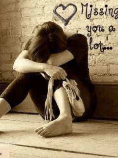 I Miss You Girl 240x320 Mobile Wallpapers 1 | Mobile Wallpapers ...