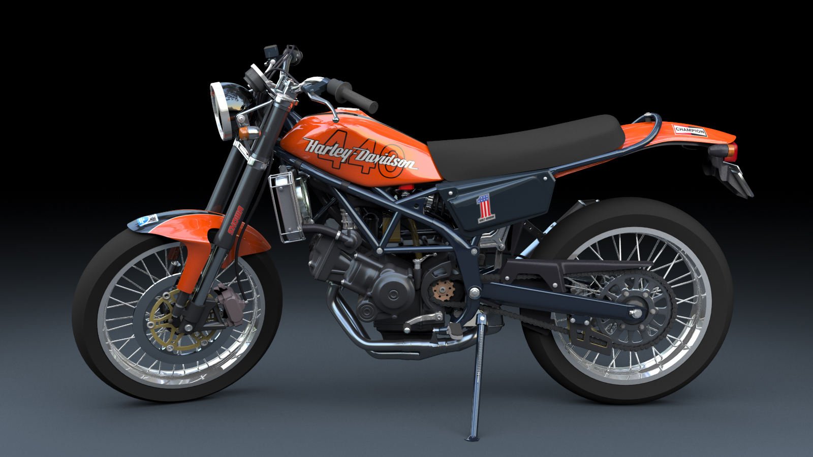 Racing Cafè: Design Corner - Harley-Davidson Sprint 440
