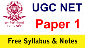 UGC Net Paper First Syllabus 2021