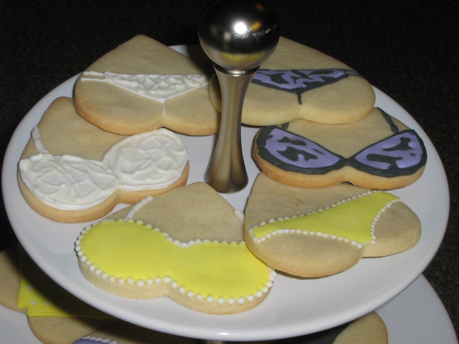 Janis Cooks: Decorated Lingerie Cookies