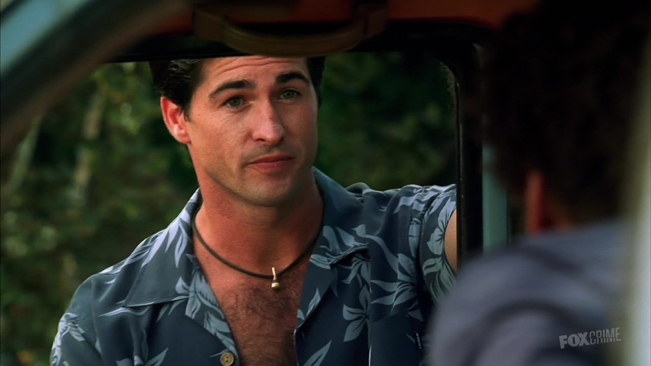 ausCAPS: Michael McLafferty shirtless in CSI 3-03 "Let The Seller Beware"