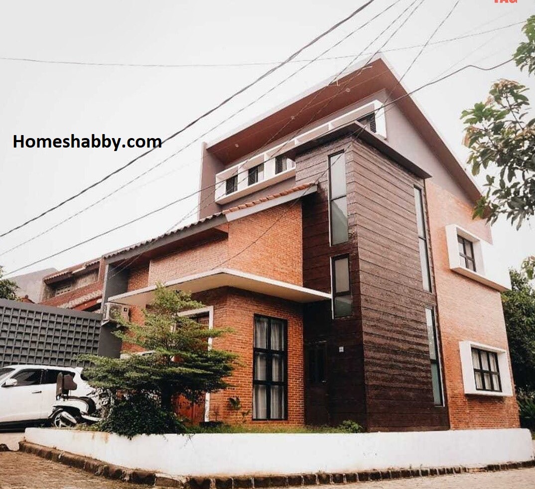 8 Inspirasi Fasad Rumah Modern dengan Elemen Bata Ekspos ~ Homeshabby ...