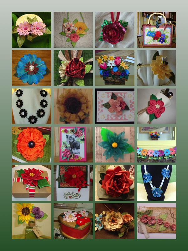 Just A Thought Or Two...: My Handmade Flower Garden