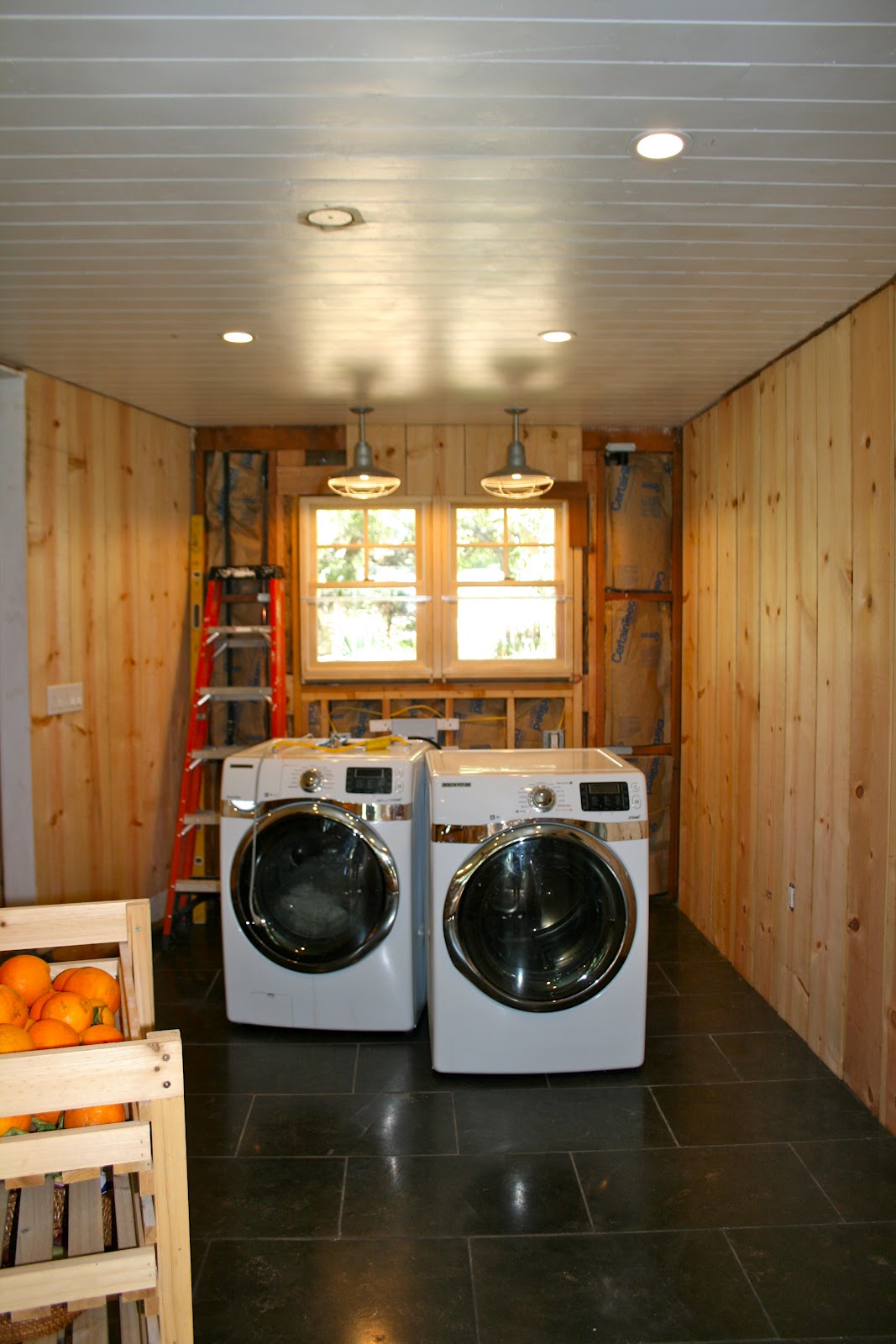 The Polished Pebble: Mud Room & Office Space