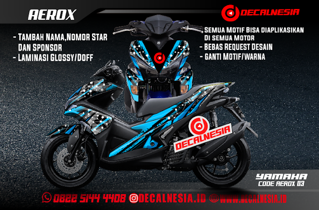 Sticker Aerox Motif Keren/Modifikasi Aerox - Decalnesia