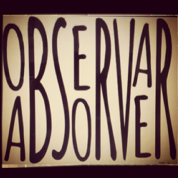 P A T C H W O R K *d a s* I D E I A S: Observar Absorver