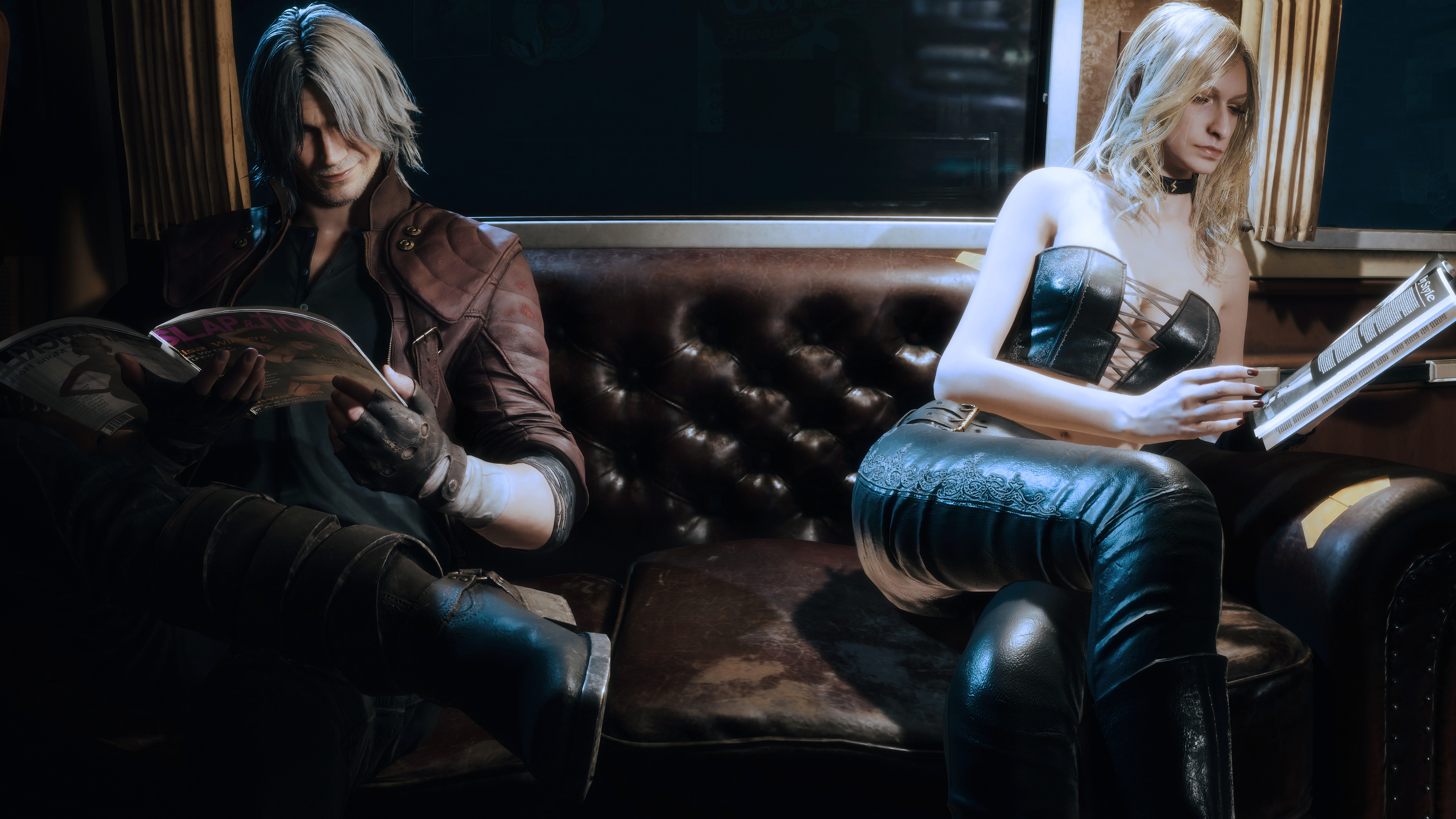 Dante and Trish, Devil May Cry 5, 8K, #224 Wallpaper PC Desktop