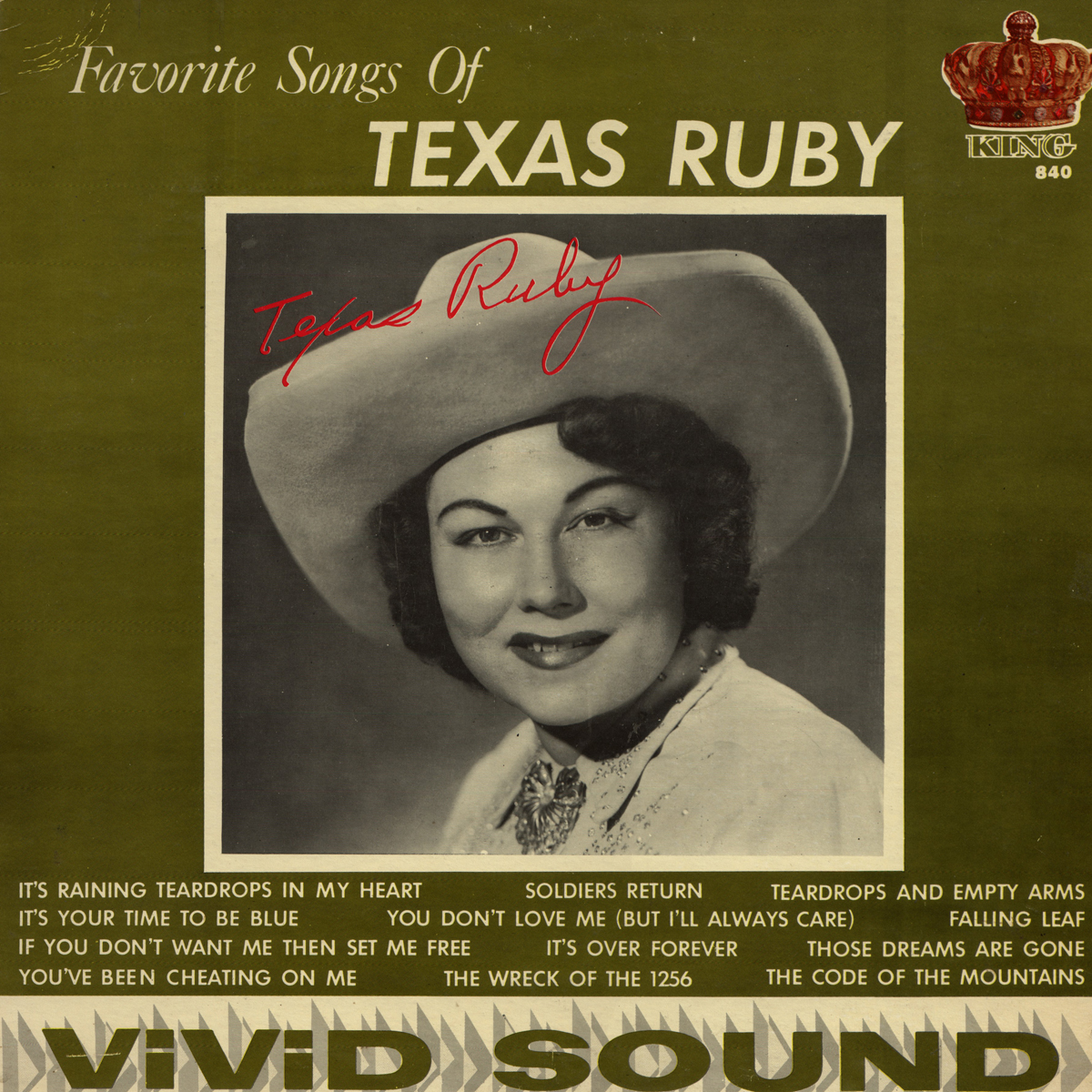 el Rancho: Favorite Songs Of Texas Ruby - Texas Ruby (1963)