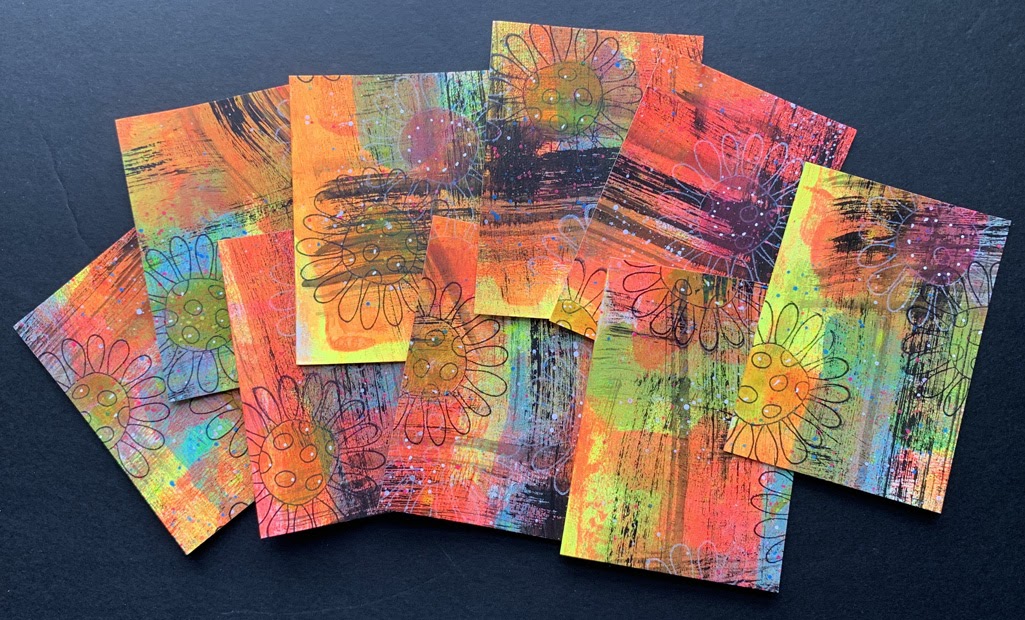 Quick and Easy ATC Backgrounds