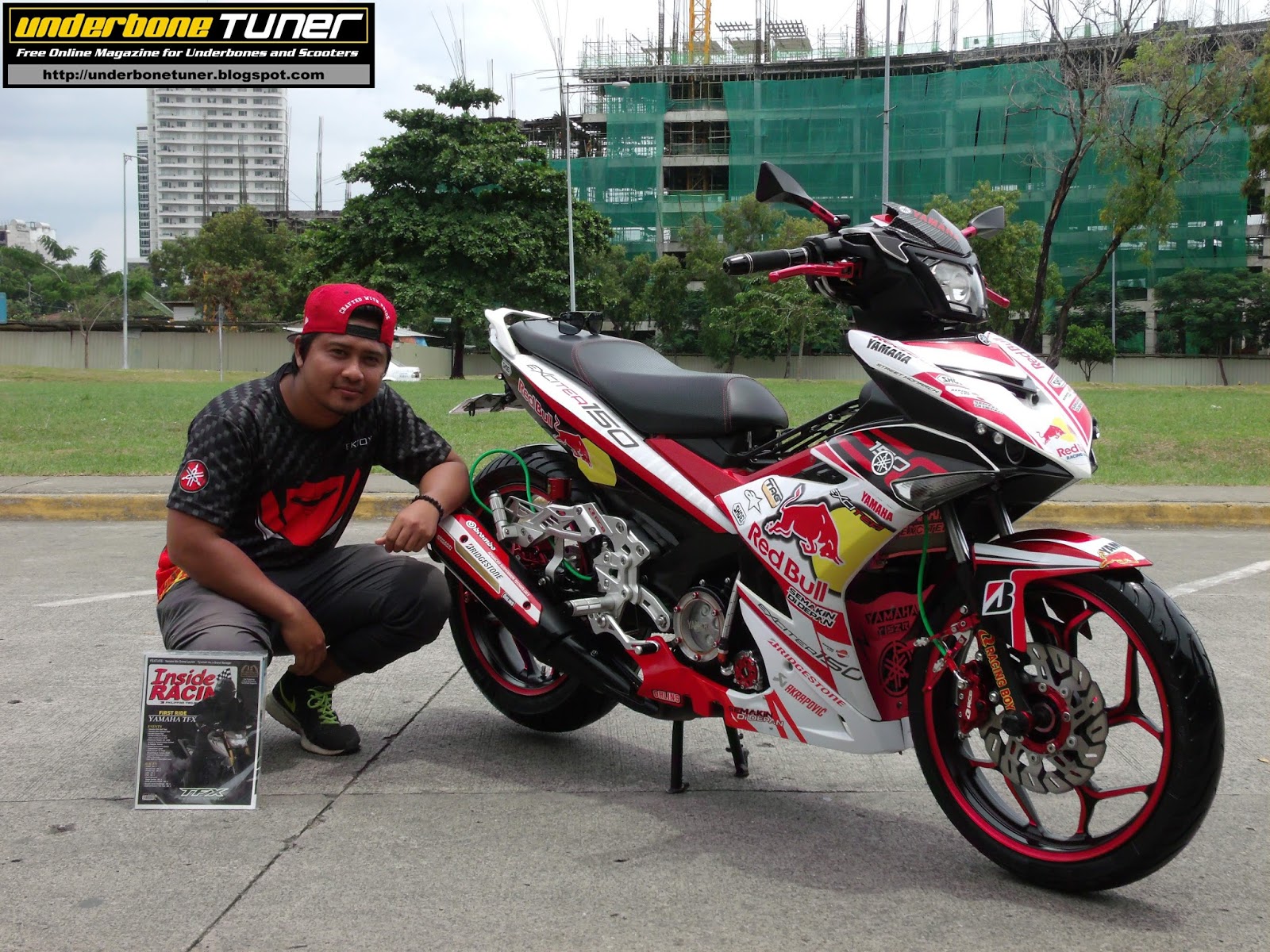 underbone tuner: Red Bull Moto GP Insipired Yamaha Sniper 150 MXi from ...