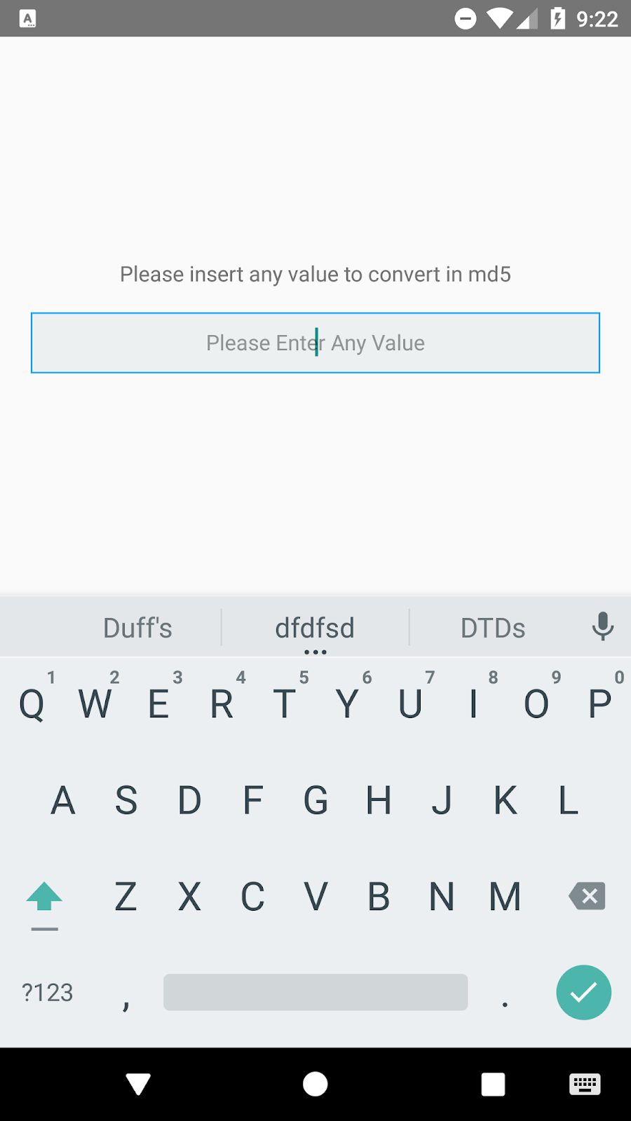 Example to Convert any Input Value in MD5 in React Native | SKPTRICKS Example to Convert any Input Value in MD5 in React Native | SKPTRICKS