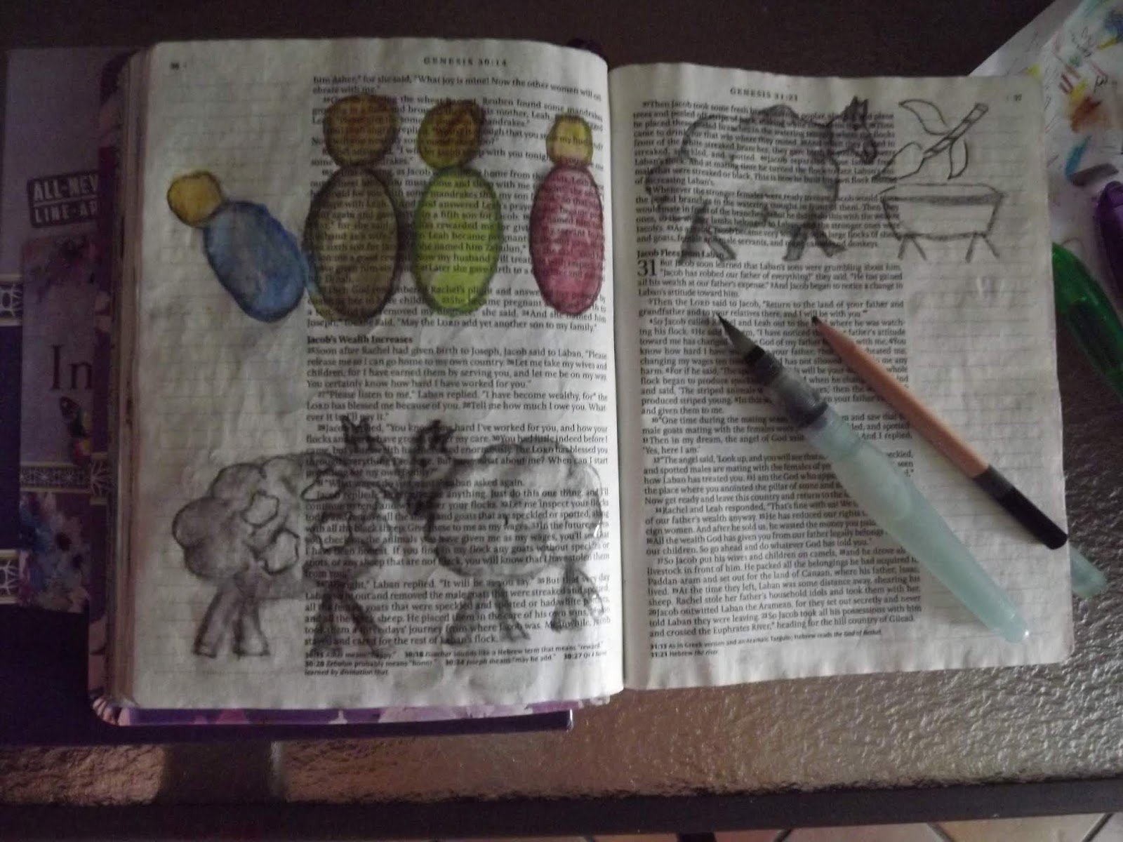 Bybel Legkaart: Bible Journaling - Genesis 29 & 30
