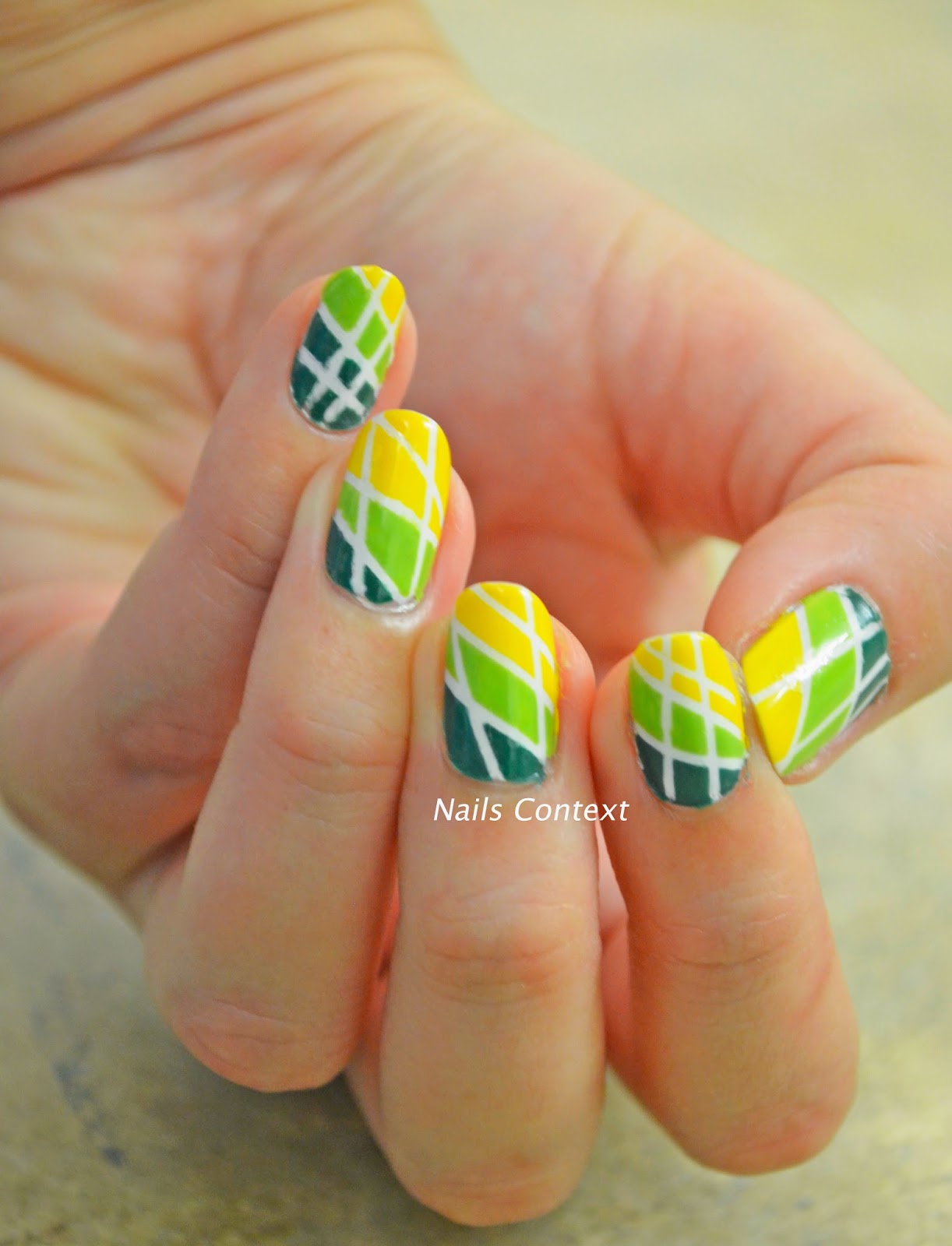 Nails Context: A thought and some colorblock nail art