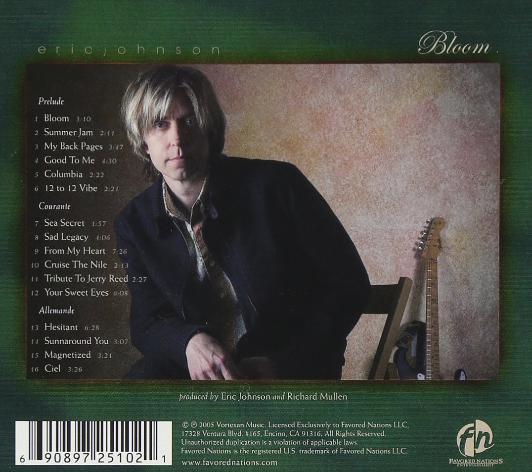 Classic Rock Covers Database: Eric Johnson - Bloom (2005)