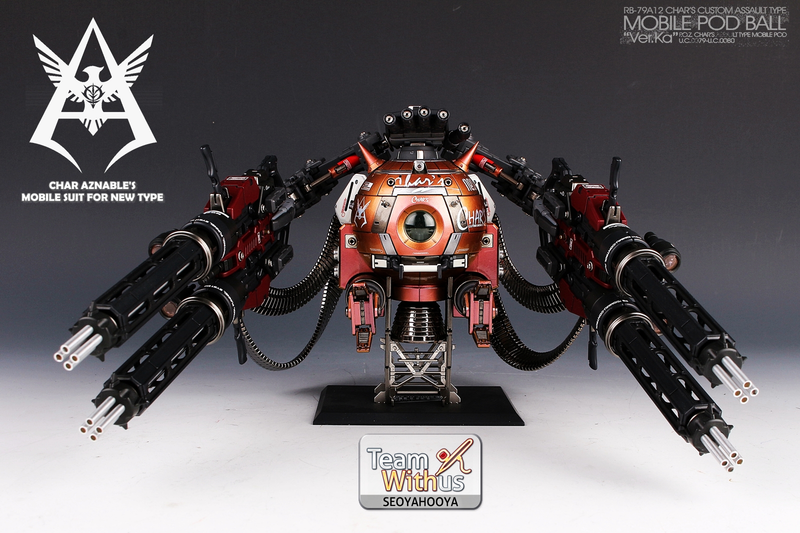 GUNDAM GUY: MG 1/100 Mobile Pod Ball Project - Char Aznable's Ball ...
