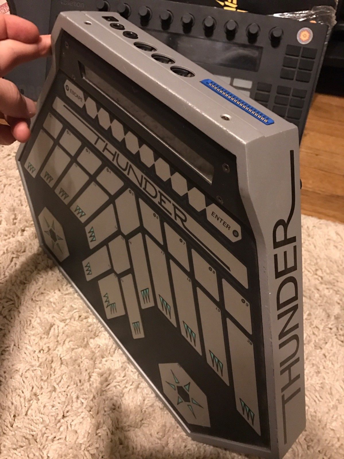 MATRIXSYNTH: Super Rare Buchla Thunder Ribbon Midi Controller SN 1072