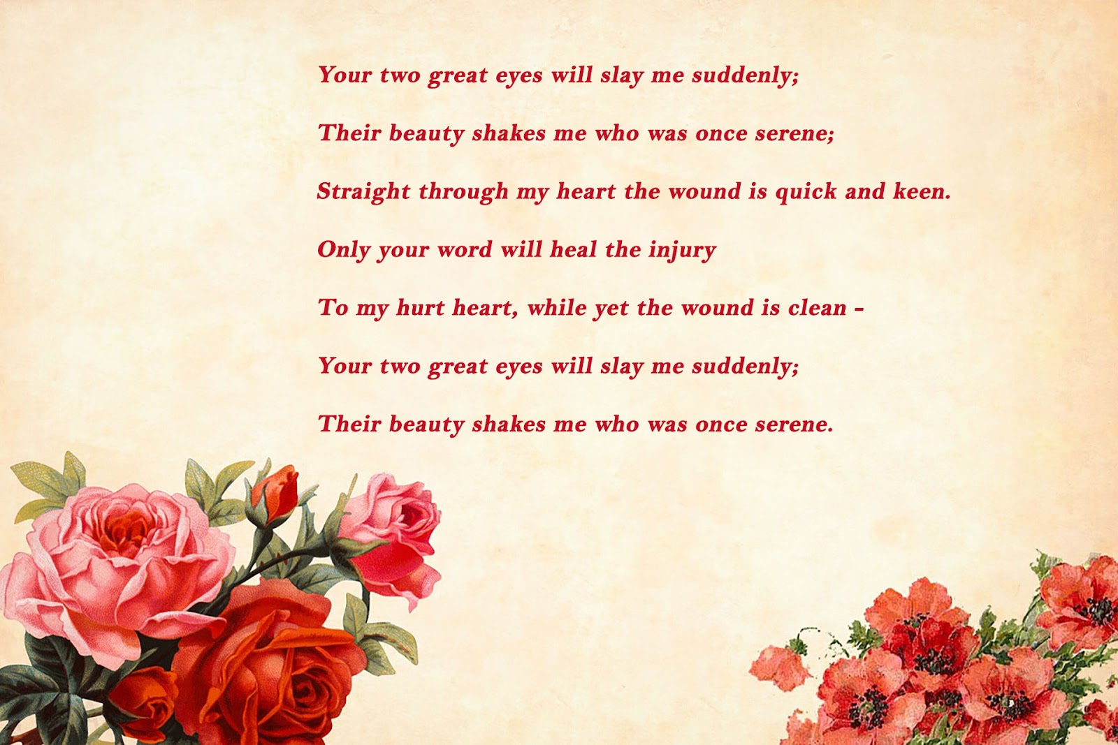 Beautifull english love poetry collection 2020