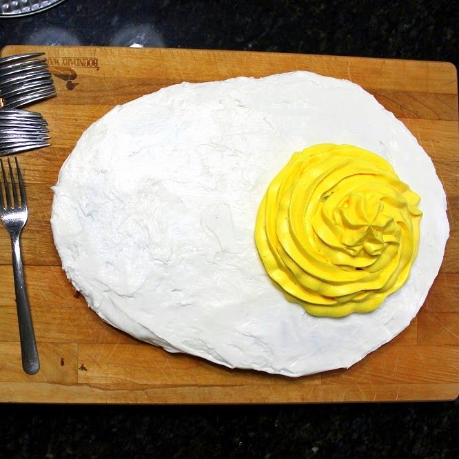52 Ways to Cook: DEVILED EGG CAKE (Store Bought Cake Mix made to look Deviled) - 52 Cakes and ...