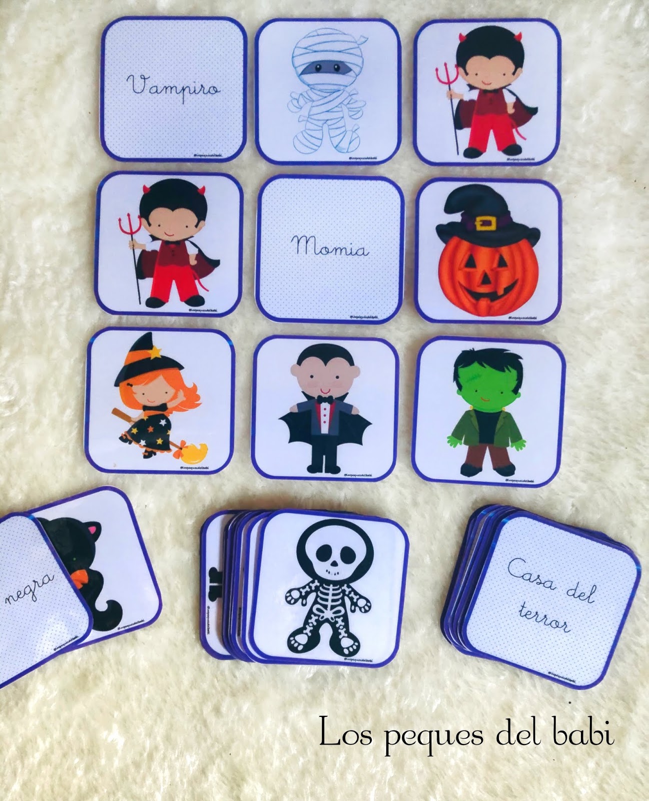 Los peques del babi : “Memory de Halloween”