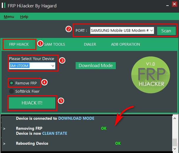 Samsung FRP Remove Tool FRP Hijacker v1.0 - Mobile Phone Solutions